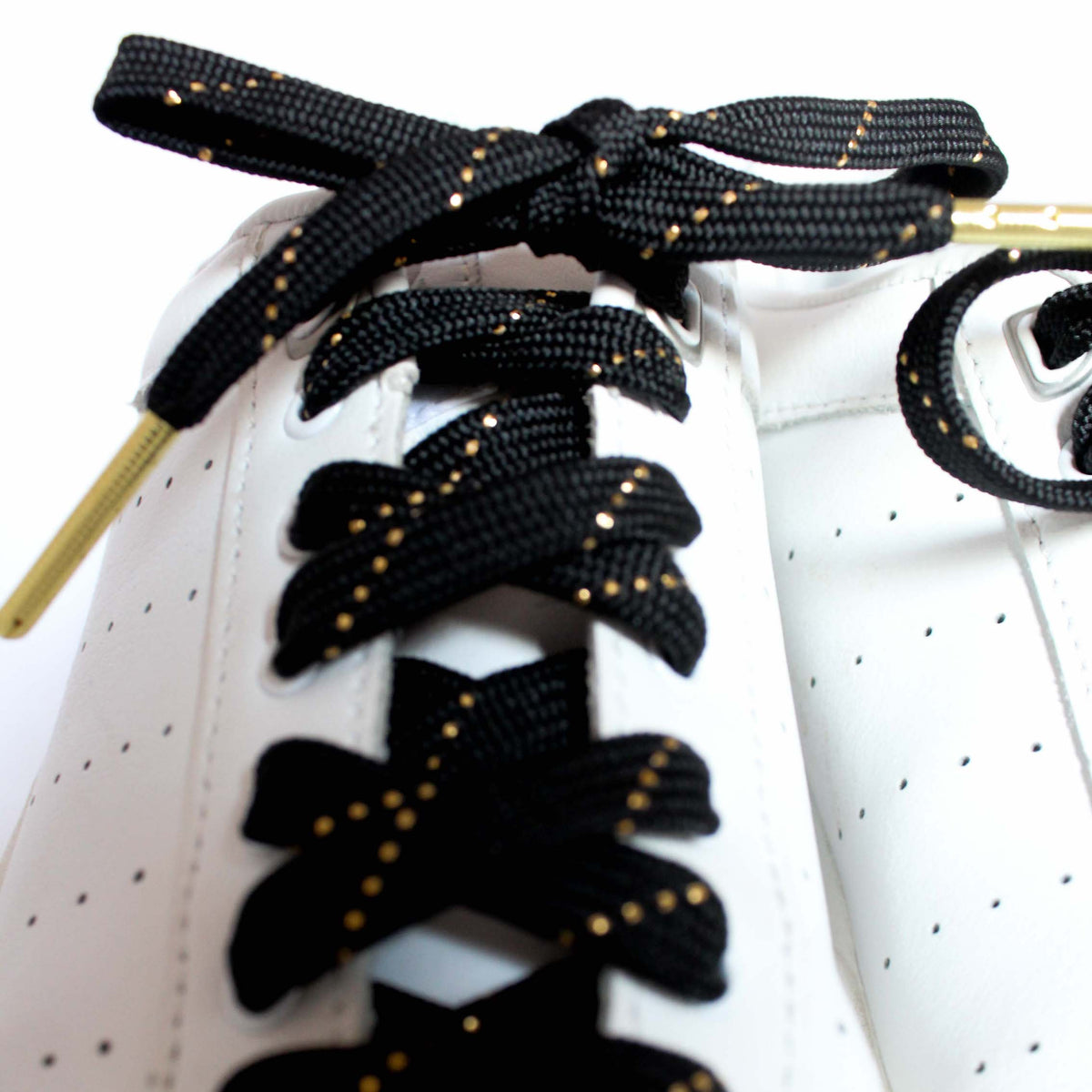 Lacets Noir & Doré – Lacets originaux | Furious Laces